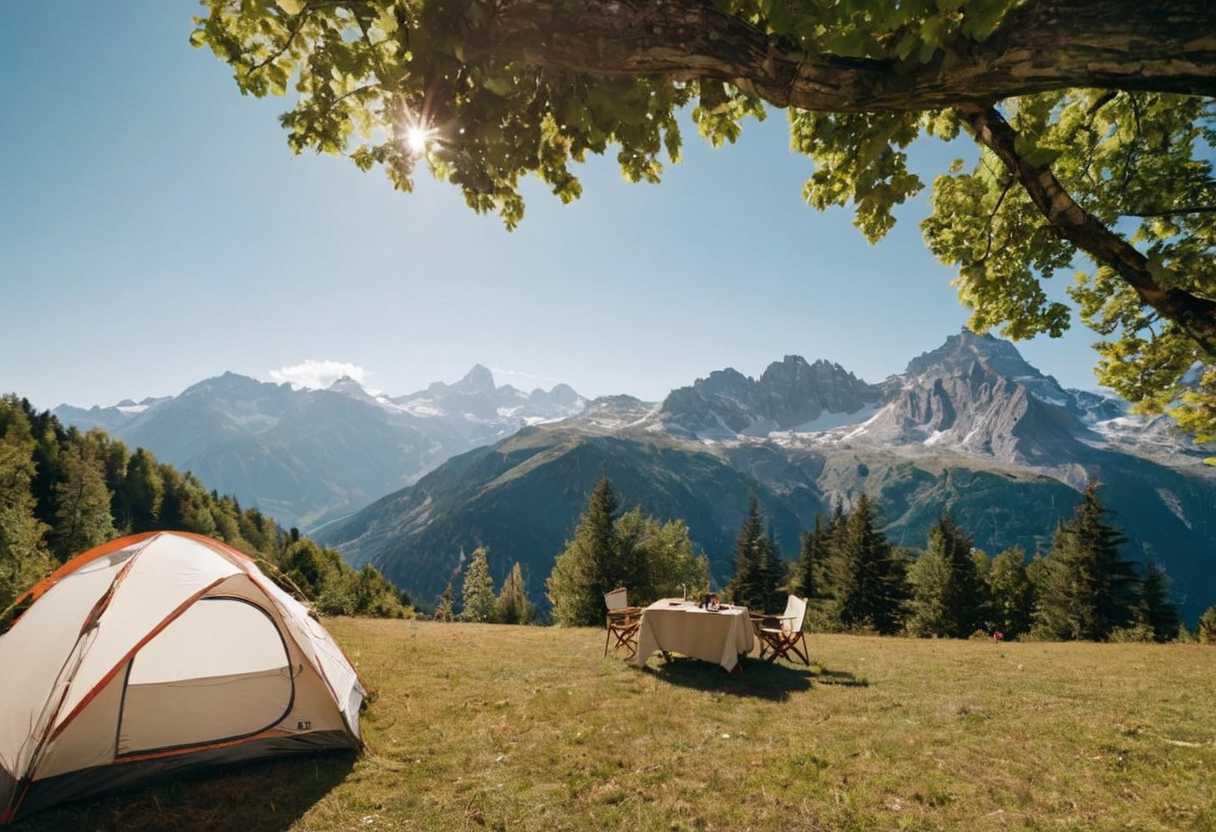 Decouvrez les meilleurs spots de camping dans les alpes pour une ...